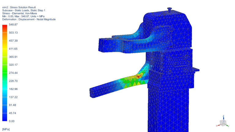 Case study: Design improvement based on stress analysis results in NX ...