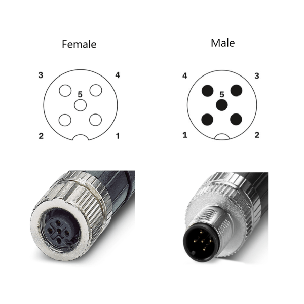 M12 Connectors and their coding types – Design of Machinery and Automation